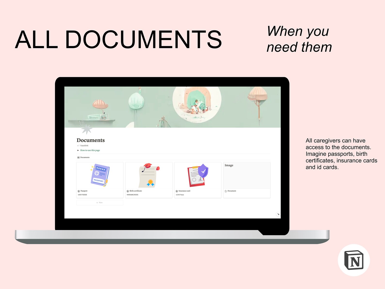 Notion Template | Toddler's Life Organiser | Complete Parents Helper Co ...