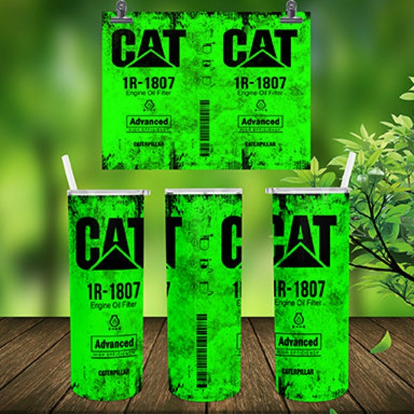 Cat Oil Filter Tumbler - Etsy