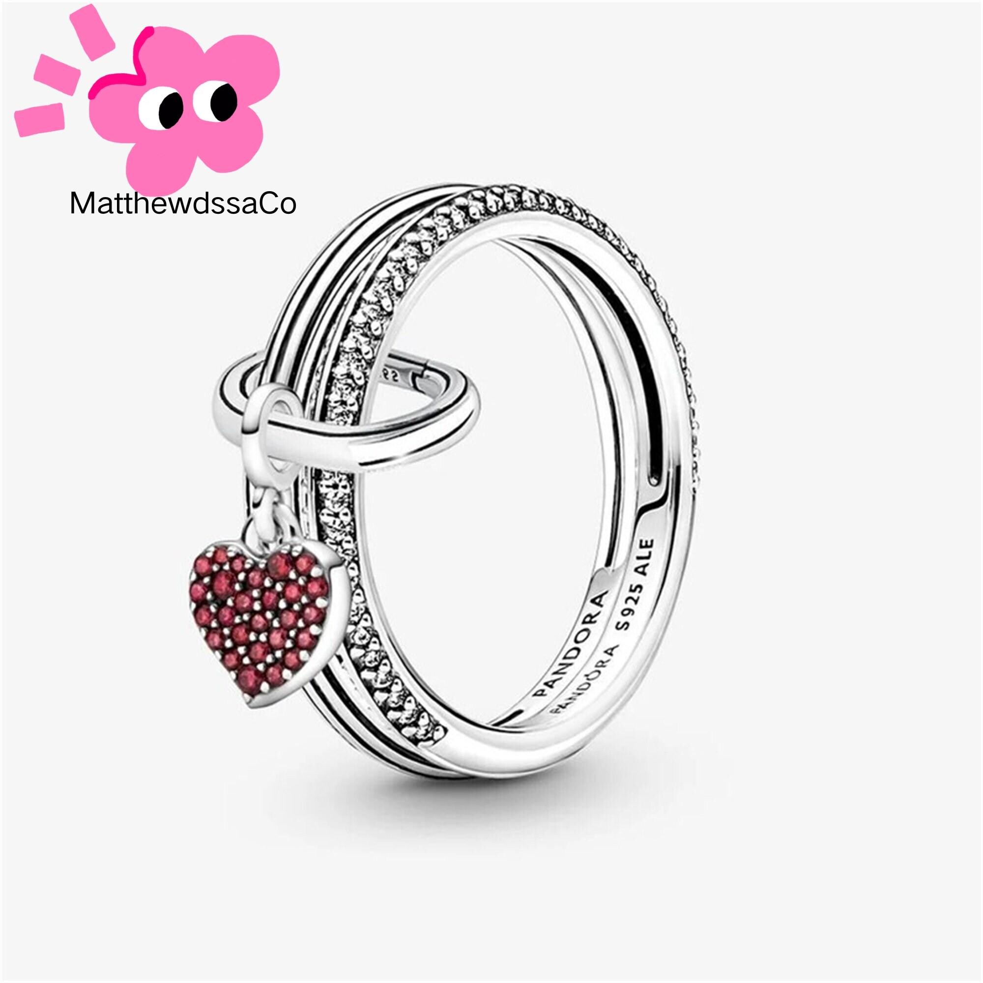 Vintage Style Pandora Charm Ring, Classic Meets Modern,stackable ...