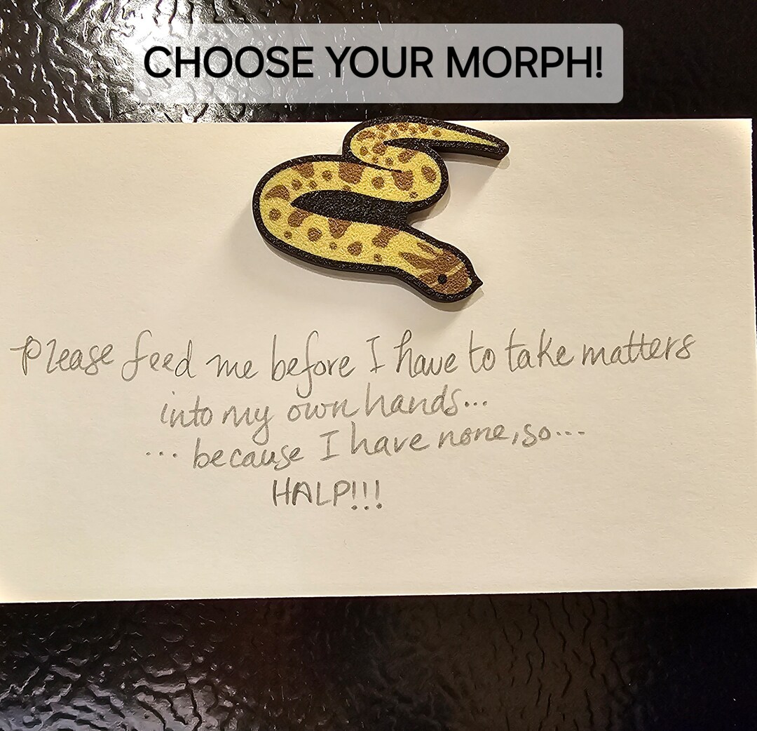 Cute Western Hognose Refrigerator Magnet. 3D Printed Cute Snake Magnet ...