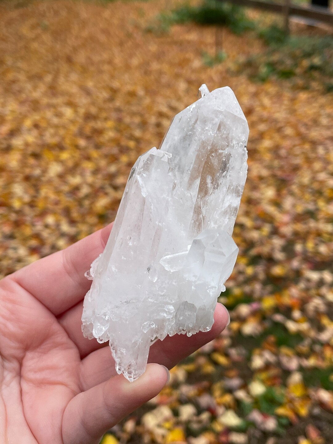 Large Clear Quartz Crystal, Healed, Recrystallized, Colombia - Etsy