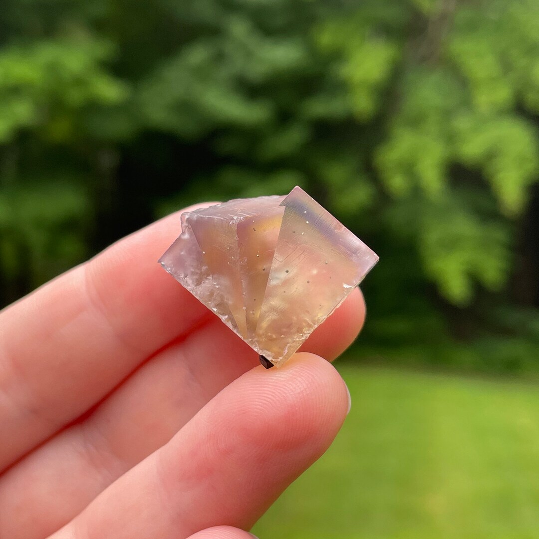 Yellow Fluorite Twin Crystal, Bull Vein, Lady Annabella Mine - Etsy