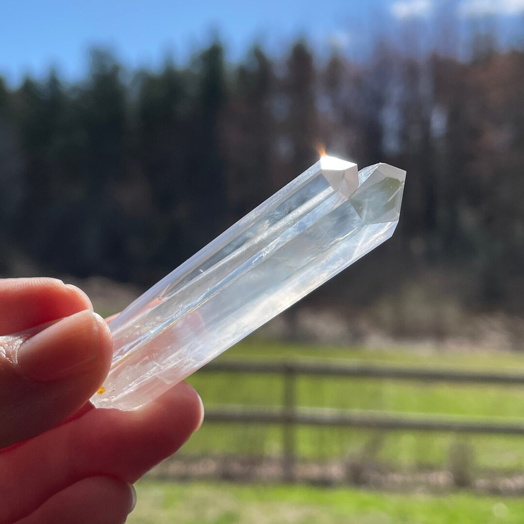 Paired Blue Smoke Quartz Crystals, Colombia - Etsy