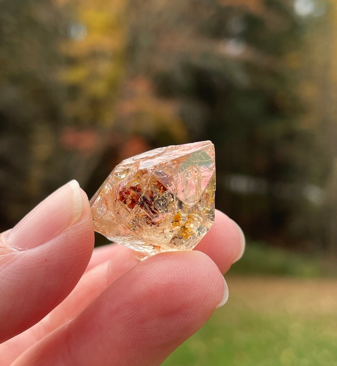 Petroleum Quartz Crystal, Firefly Quartz, Madagascar - Etsy