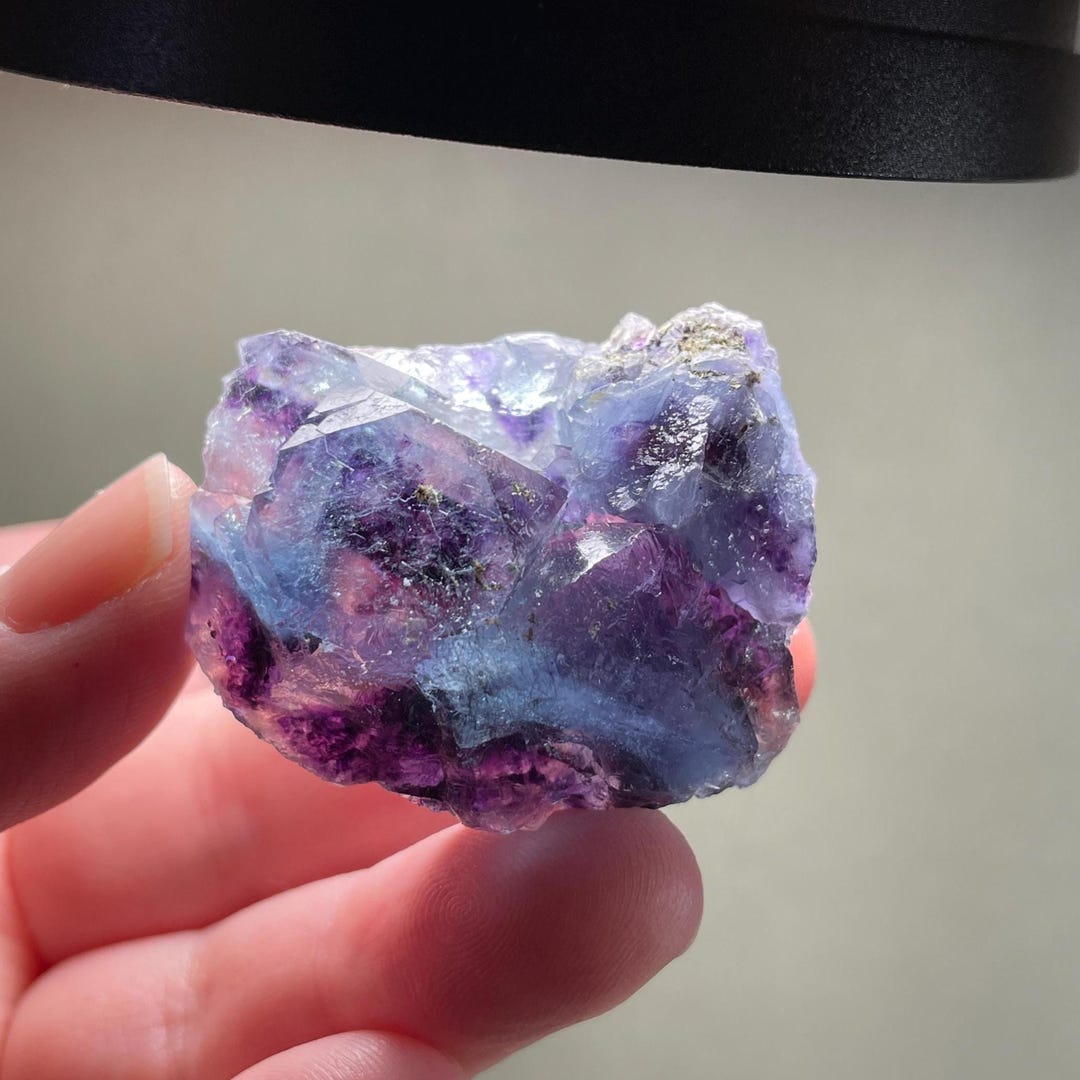 Yindu Fluorite Crystal Cluster, Blue Fluorite, Purple Phantoms - Etsy