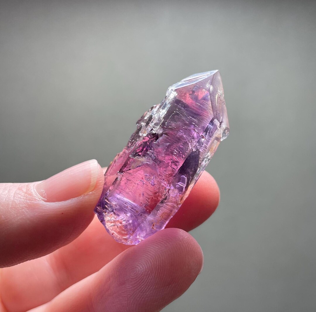 Amethyst Crystal, Pinky Mine, Raw Natural Point, Goboboseb Namibia - Etsy