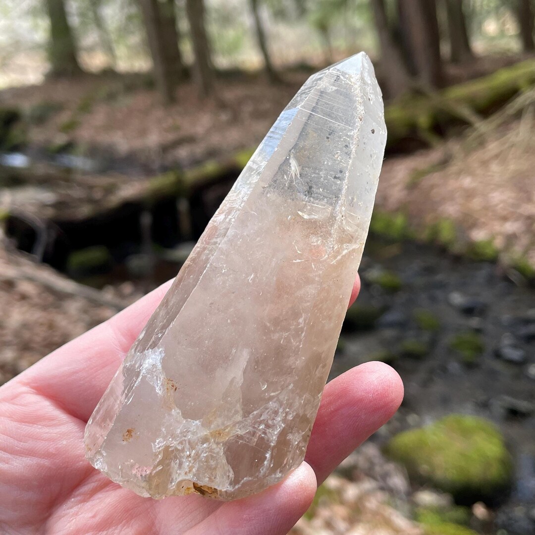 Large Smoky Quartz Crystal, Natural Unpolished Quartz Point, Nigeria - Etsy