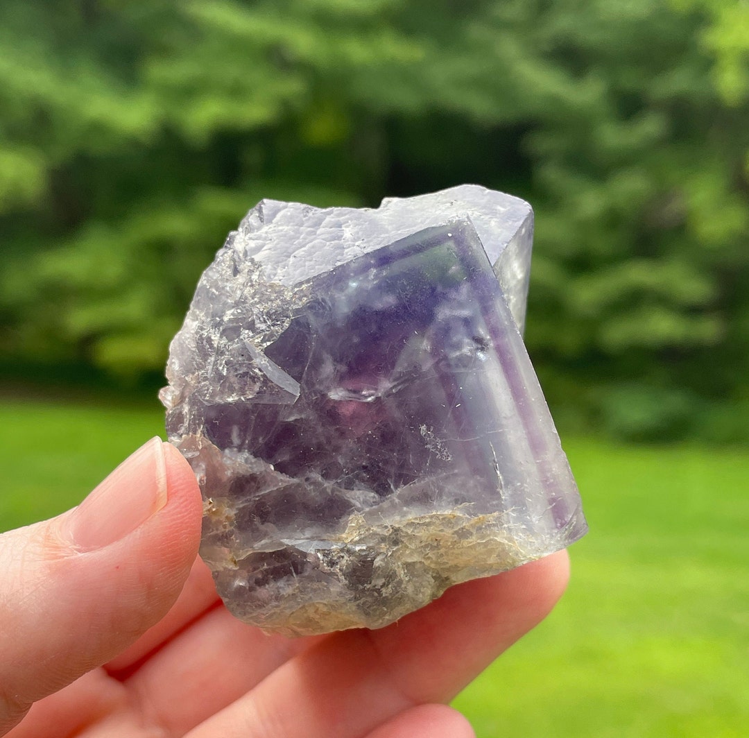 Fluorite Crystal, Nigeria, Sunlight Color Change, Natural Specimen - Etsy