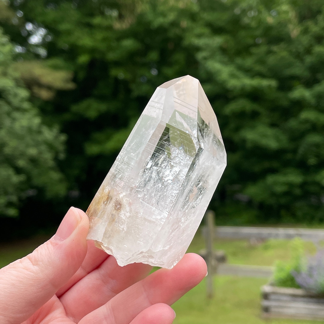 Clear Quartz Crystal, Unpolished, Natural Specimen, Colombia - Etsy