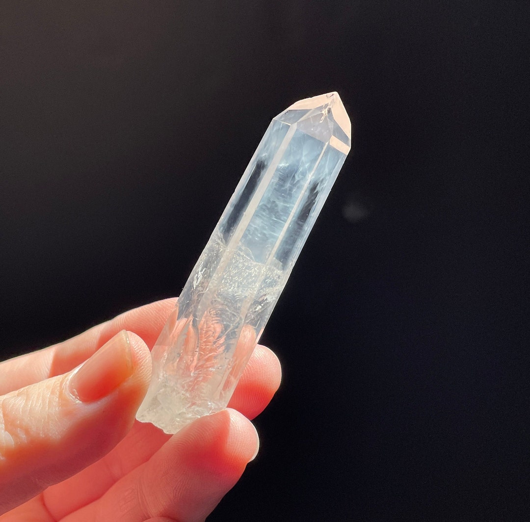 Blue Mist Quartz Crystal Point, Natural Unpolished, Colombia - Etsy