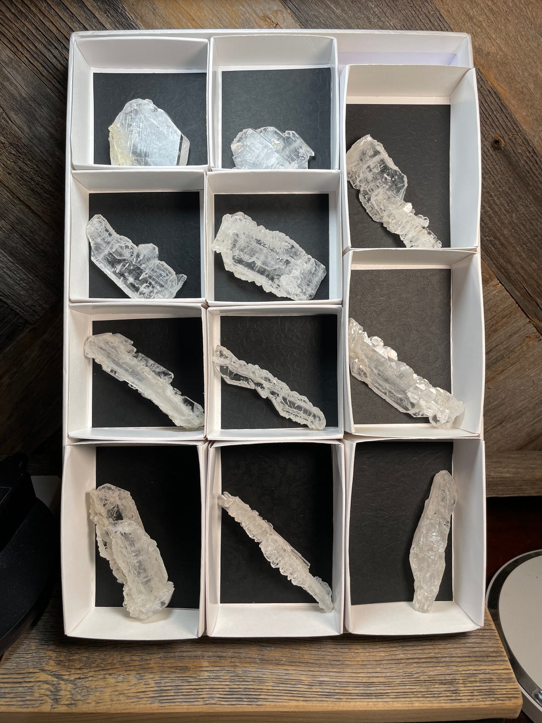 Faden Quartz Lot, 11 Pieces, Rough Natural Raw Unpolished Quartz, Faden ...