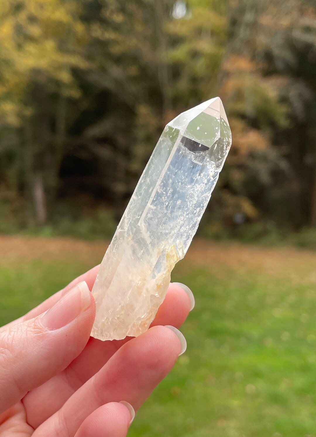 Clear Quartz Crystal Raw Unpolished Natural Quartz Point - Etsy