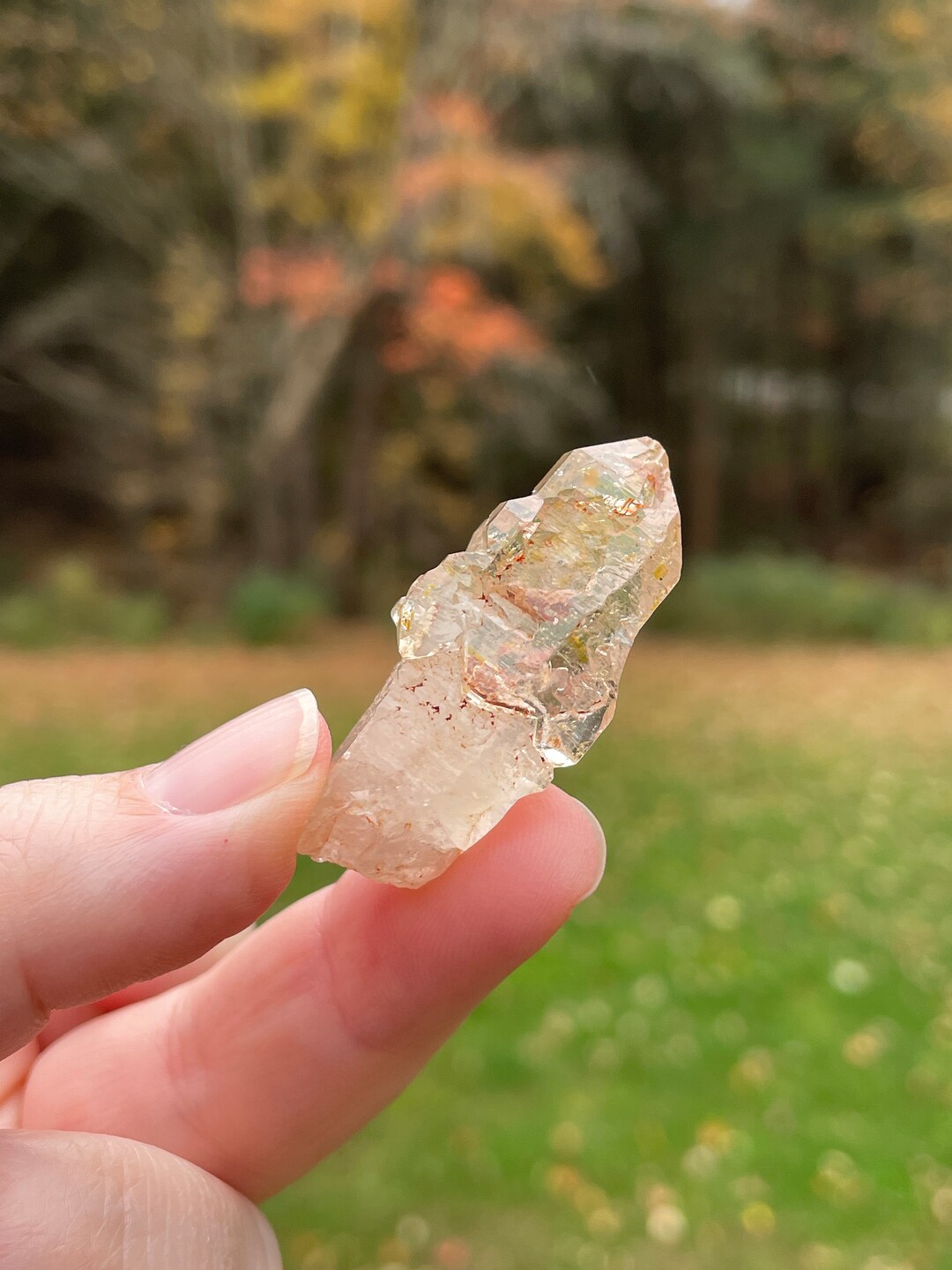 Petroleum Quartz Crystal, Firefly Quartz, Madagascar - Etsy