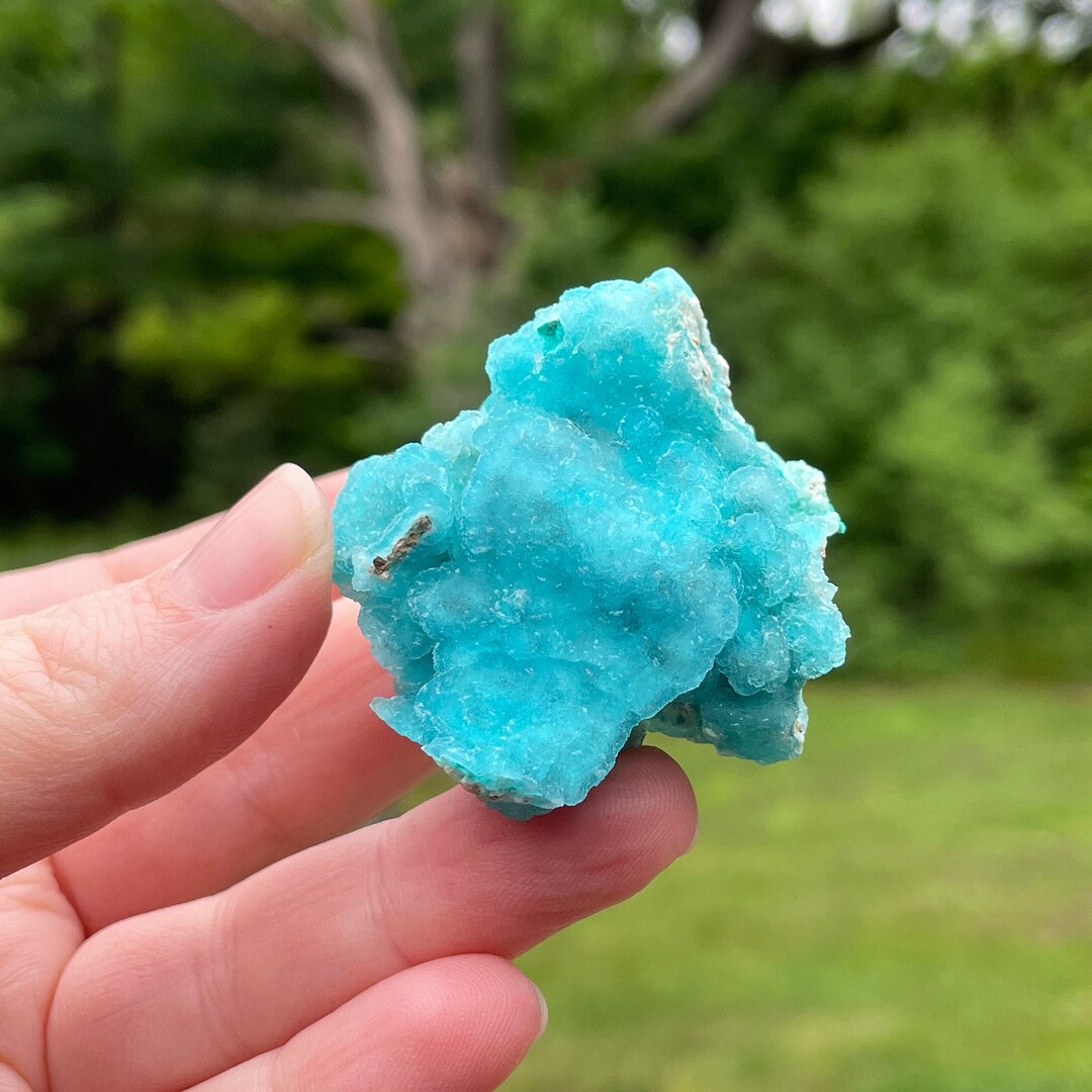 Blue Hemimorphite, Natural Mineral Specimen, Mfouati Congo - Etsy