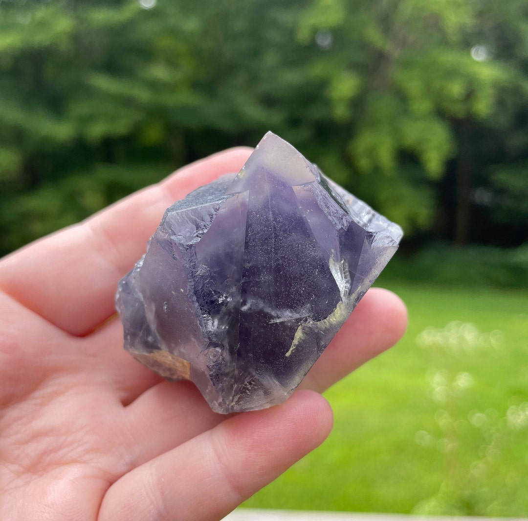 Big Fluorite Crystal, Natural Color Change, Rough Specimen - Etsy