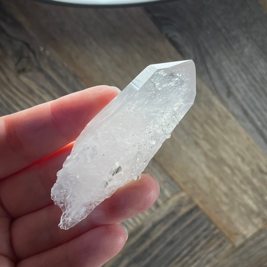 Rough Quartz Point, Clear Natural Quartz Crystal, Colombia - Etsy