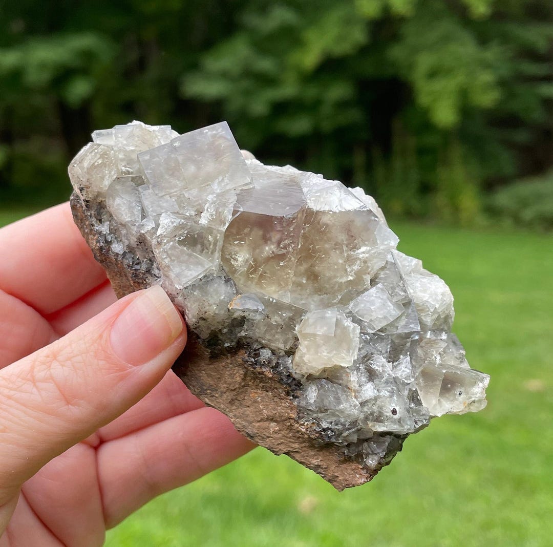 Bull Vein, Yellow Fluorite Crystal Cluster, Lady Annabella, England - Etsy
