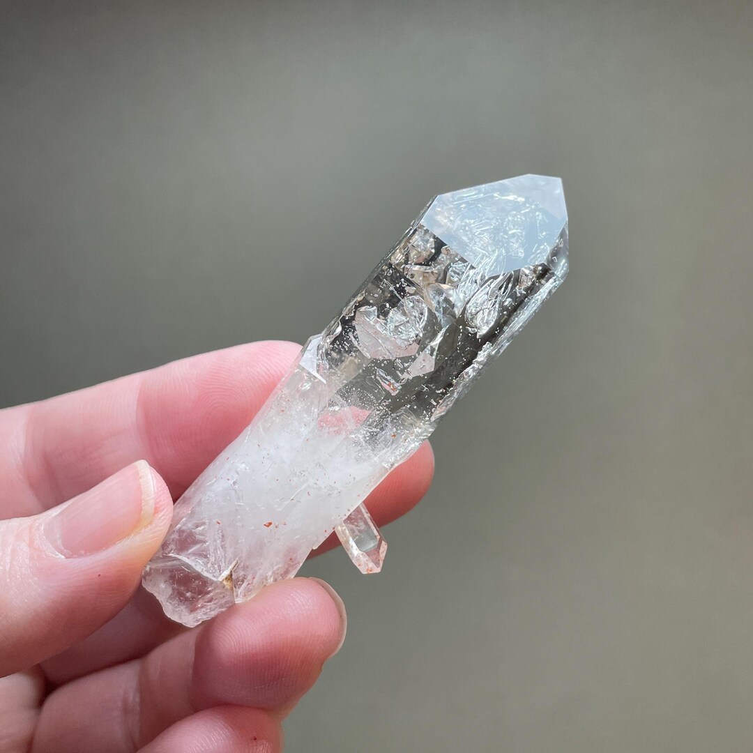 Clear Quartz Point, Negative Crystals, Goboboseb Namibia - Etsy