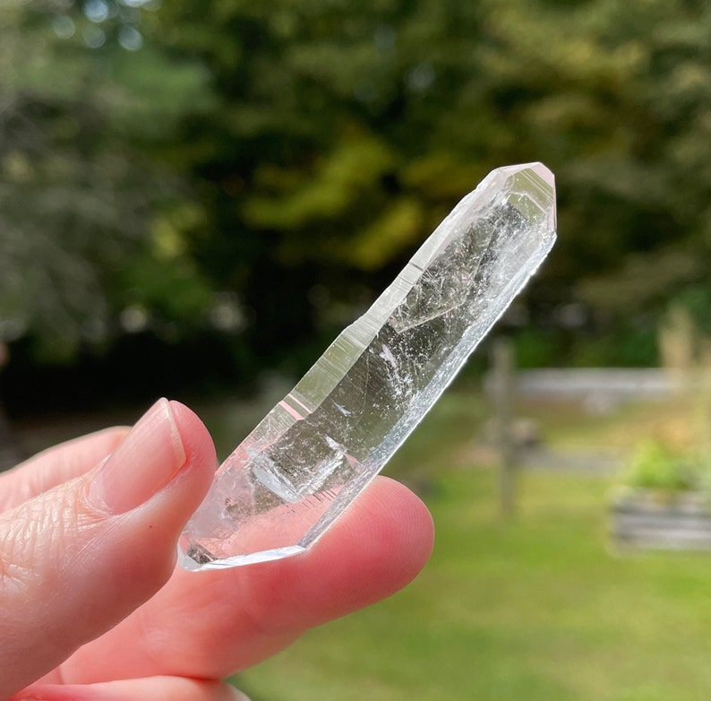 Double Terminated Clear Quartz Crystal, Unpolished, Colombia - Etsy