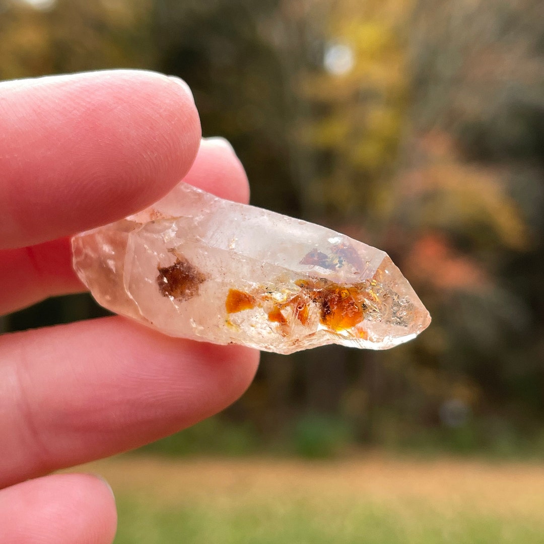 Petroleum Quartz Crystal, Firefly Quartz, Madagascar - Etsy