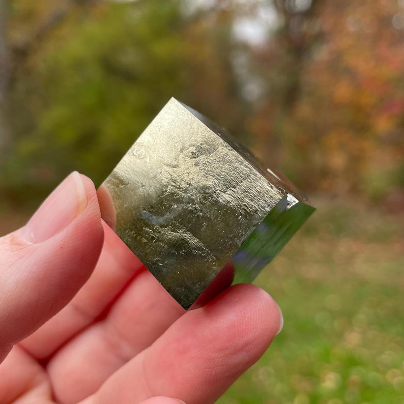 Pyrite Crystal, Unpolished, Natural Specimen, Navajun Spain - Etsy
