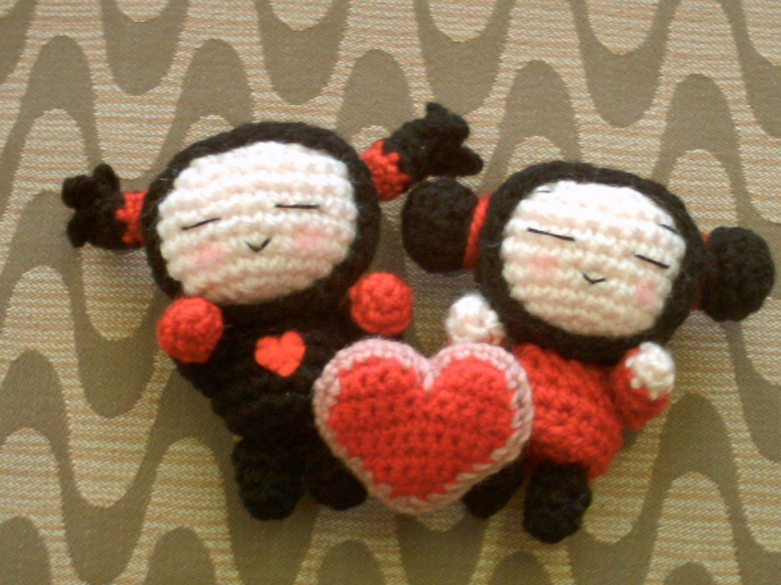 Amigurumi Pucca and Garu Dolls in Love Crochet Pattern in Pdf - Etsy