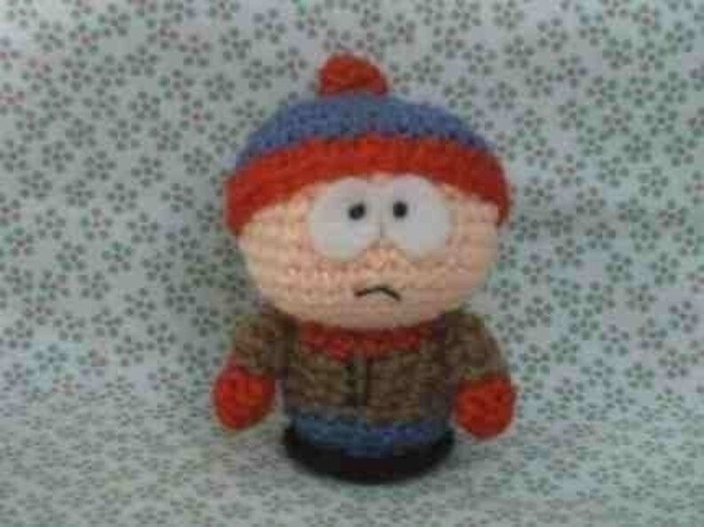 Amigurumi Stan, Kyle, Cartman and Kenny Dolls South Park Crochet Pdf ...
