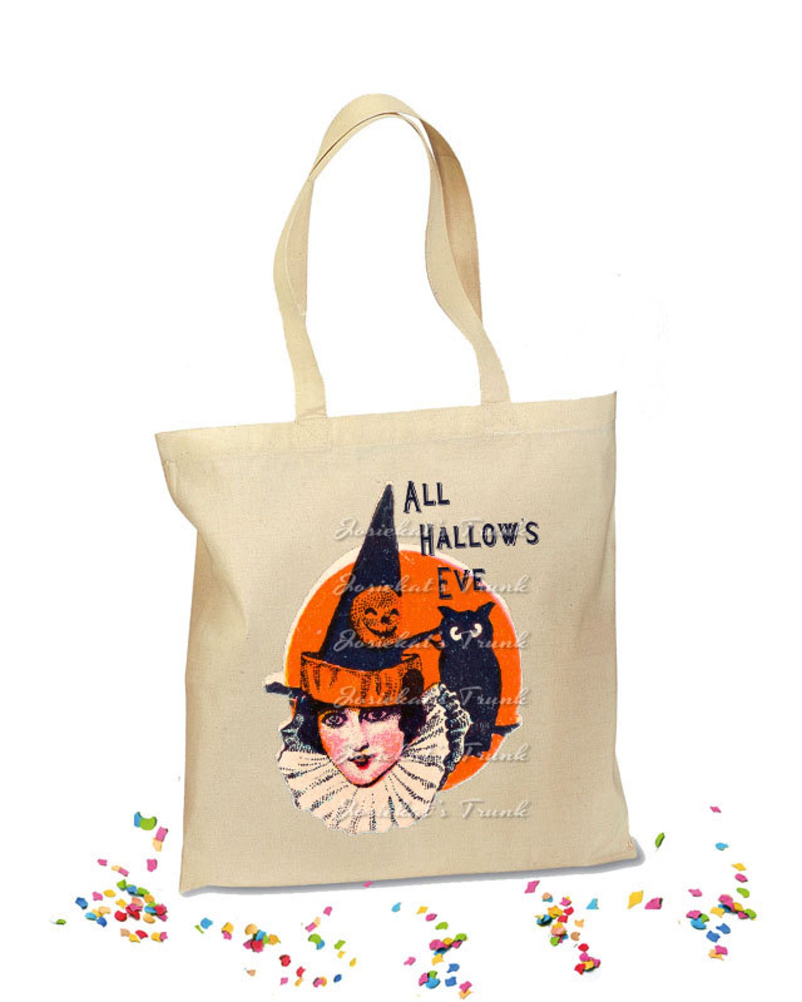 Trick or Treat Bag Halloween all Hallows Eve - Etsy