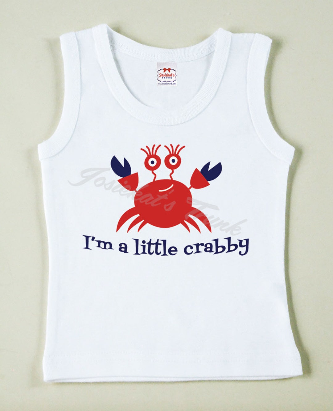 Crab Tee Tshirt Lil' Crabby Boy Retro Custom Size I'm a Little Crabby ...