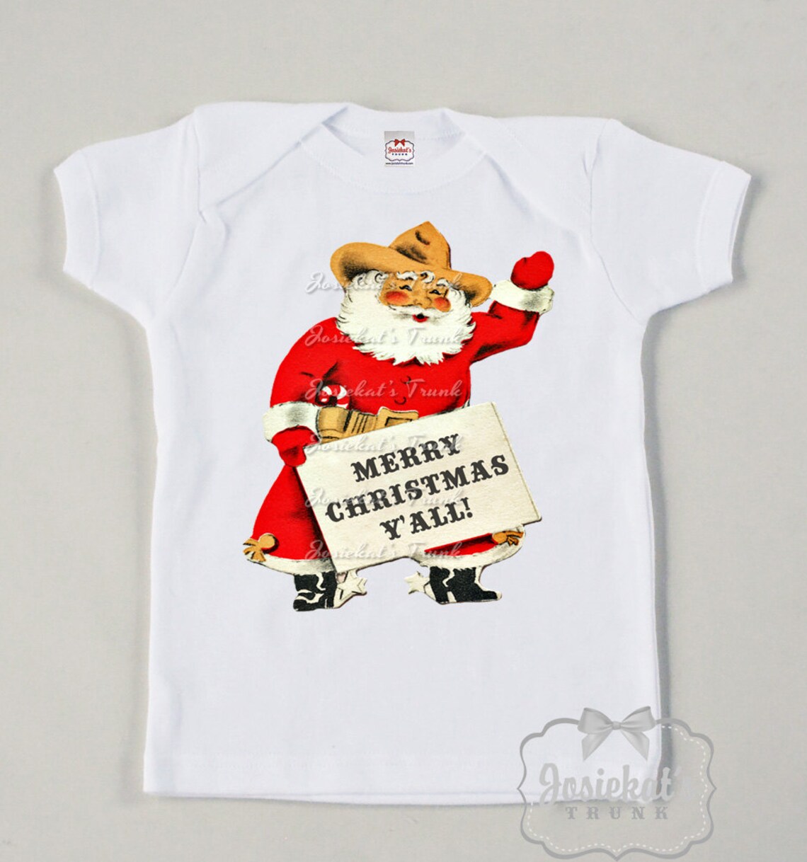 Texas Christmas Shirt Vintage Cowboy Santa Shirt - Etsy