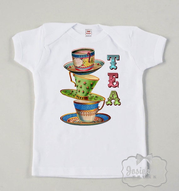 Tea Party Shirt Afternoon Tea Shirt Birthday Tea Party | Etsy