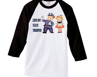 State Trooper Shirt - Etsy