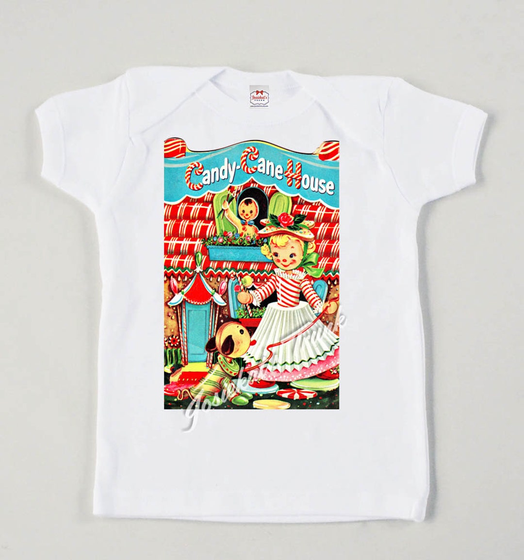 Gingerbread House Shirt - Christmas Kids Shirt - Peppermint Candy Shirt ...