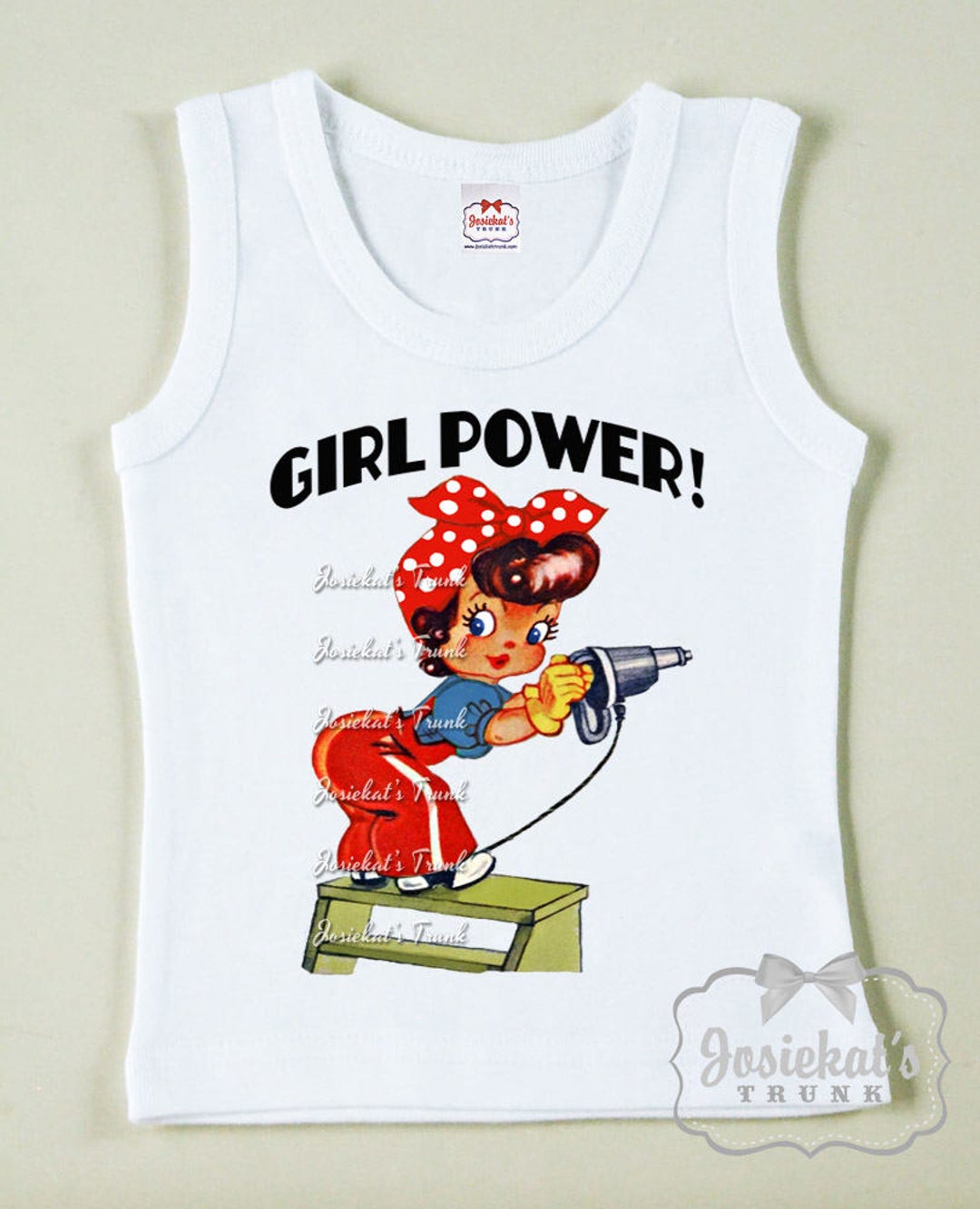 Rosie Girl Power Shirt - WWII Riveter Shirt - Girl Retro Shirt - 1940's ...