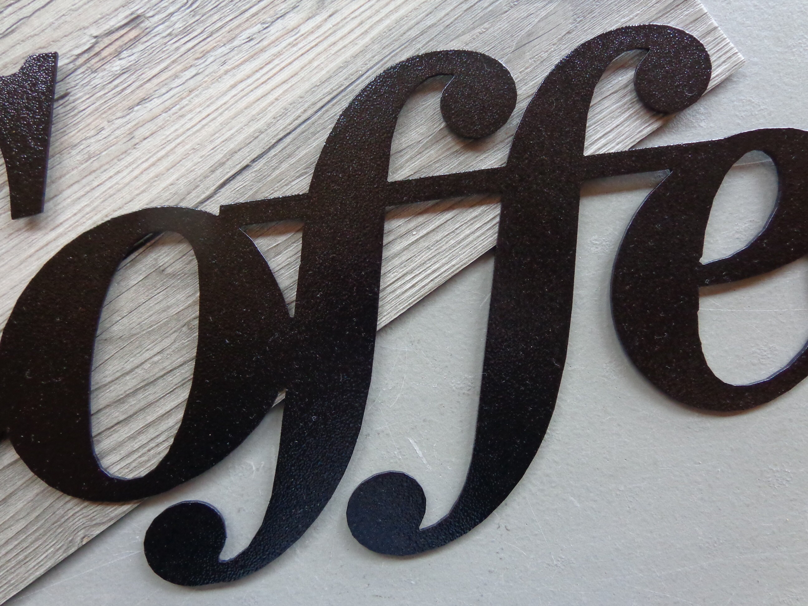 New Coffee Plasma Cut Metal Wall Art 20 Wide X 8 | Etsy