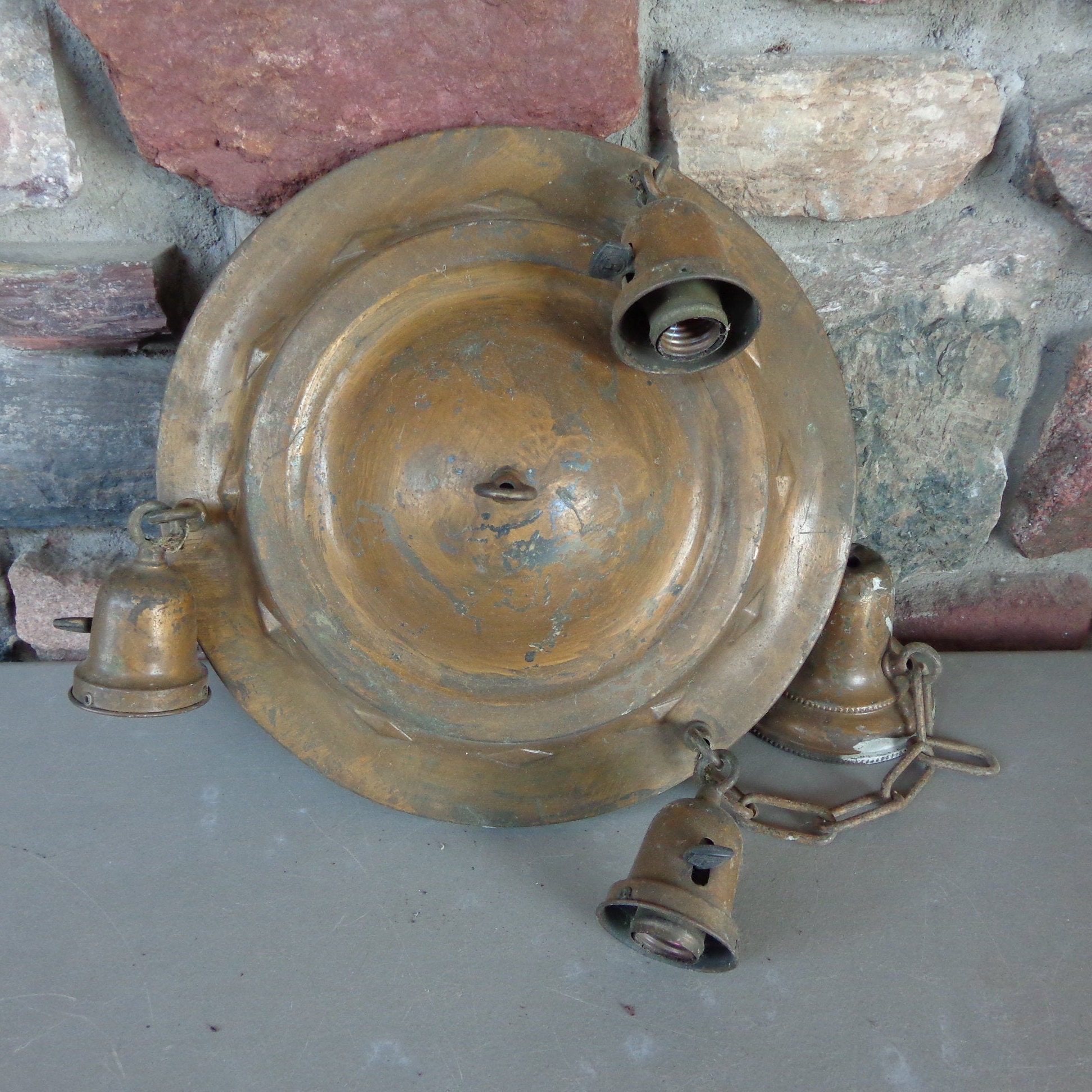 Vintage Pan Ceiling Light Fixtures