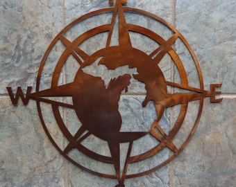 Michigan Metal Art - Etsy