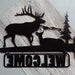 Elk Welcome Sign Plasma Cut Metal Wall Art 15 W X - Etsy
