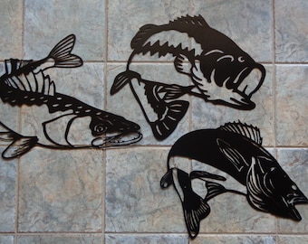 Plasma Cut Fish Art - Etsy