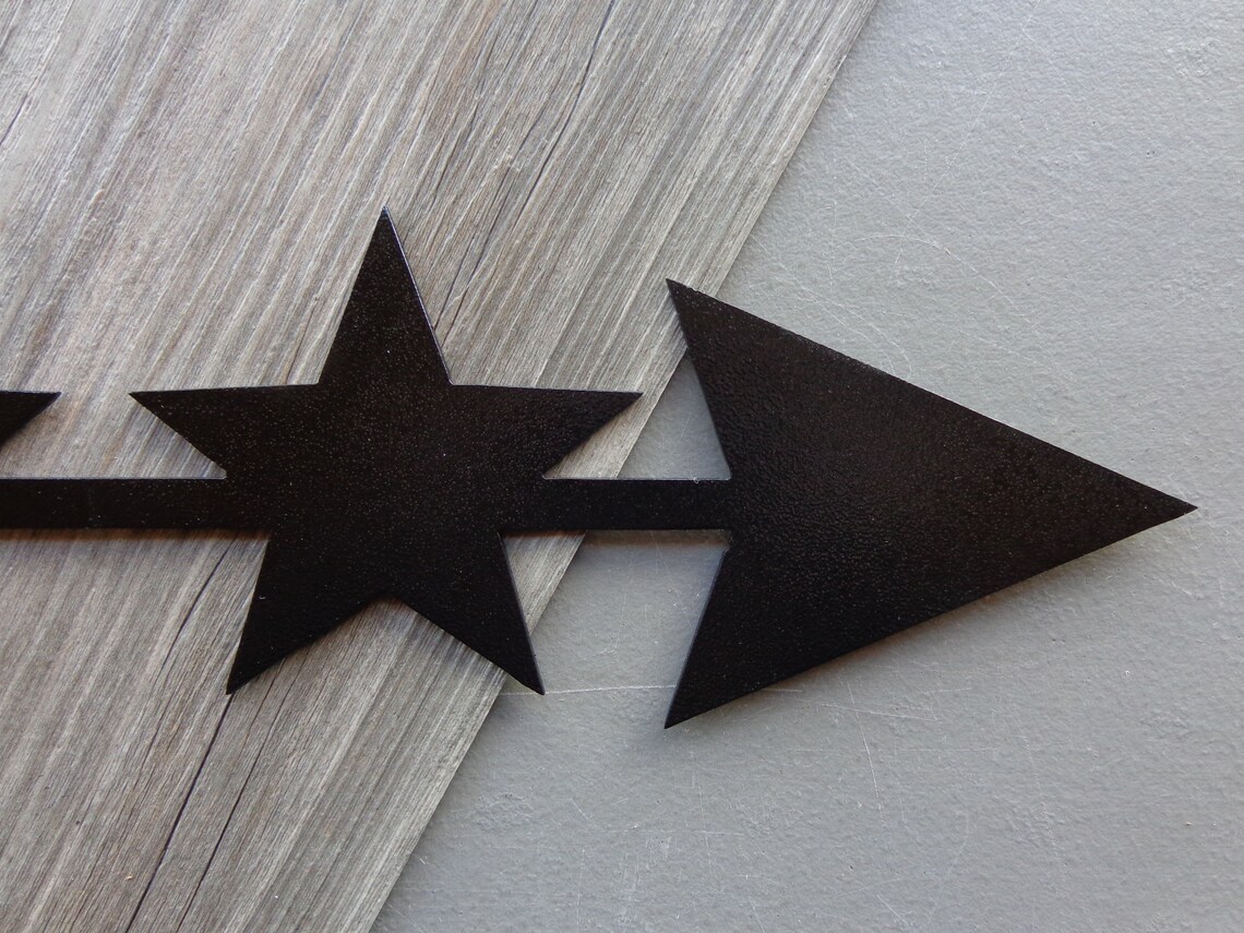 New Stars Arrow Plasma Cut Metal Wall Art 22 X 4 | Etsy