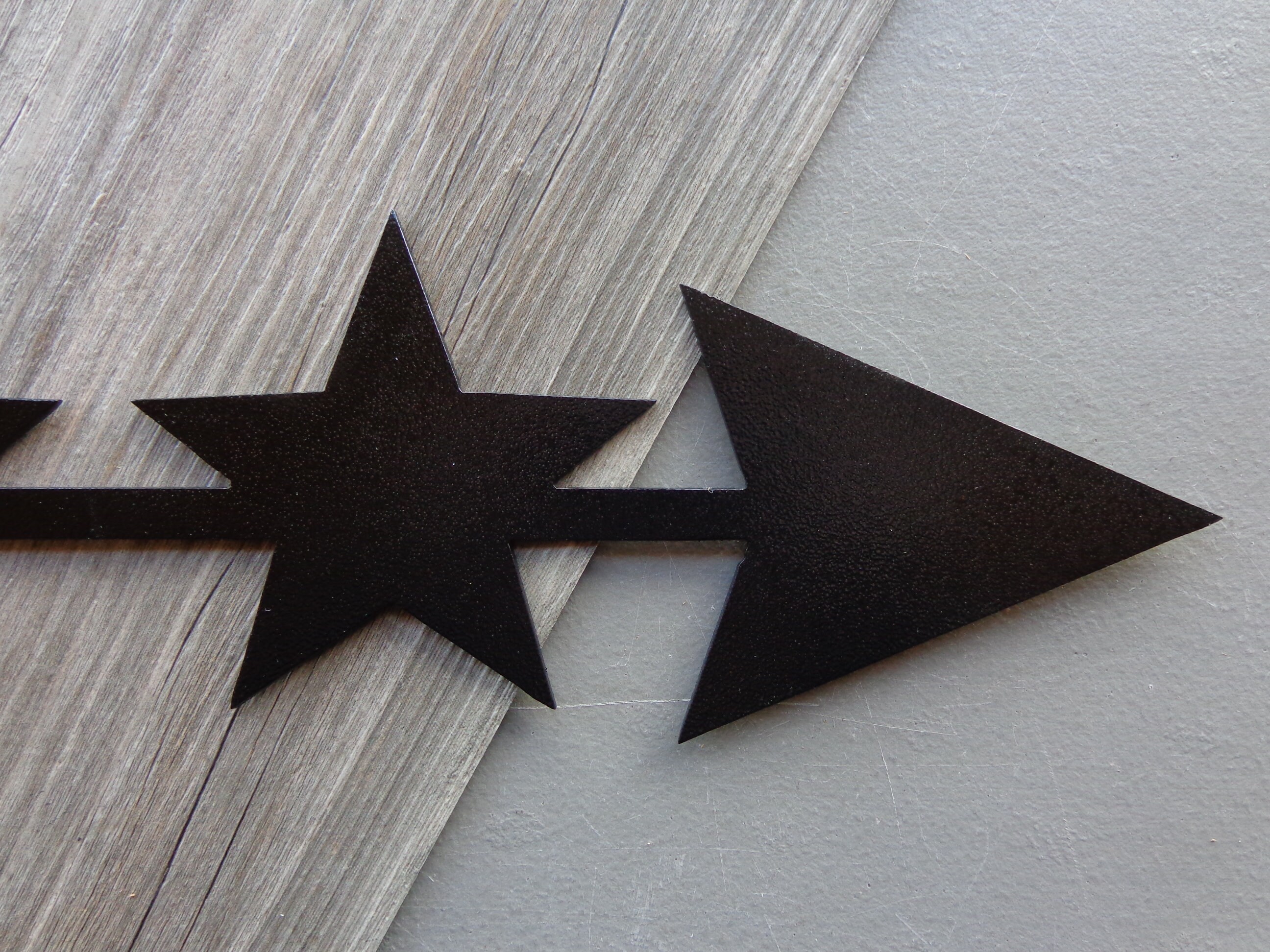 New Stars Arrow Plasma Cut Metal Wall Art 22 X 4 - Etsy
