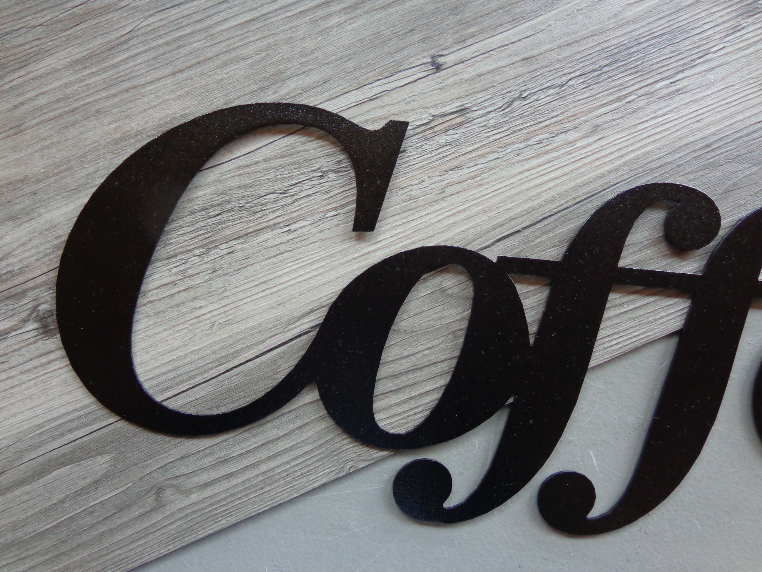 New Coffee Plasma Cut Metal Wall Art 20 Wide X 8 | Etsy