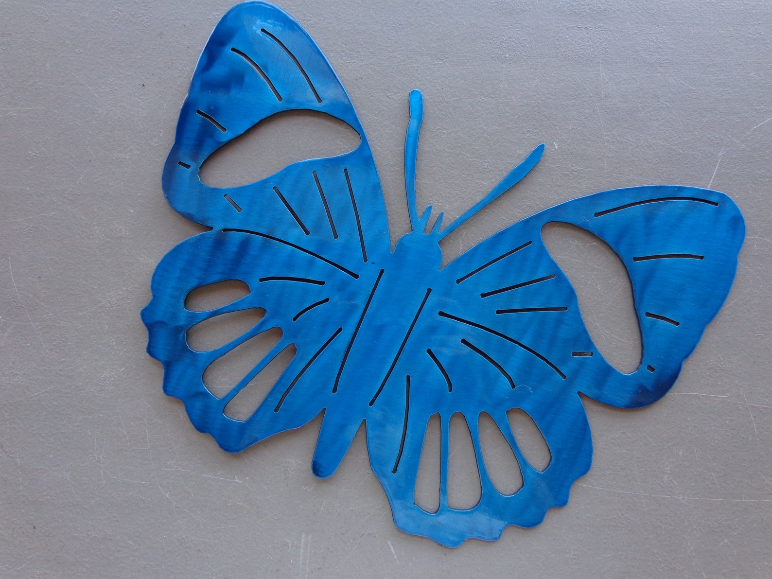 One New Garden Butterfly Plasma Cut Metal Wall Art - Etsy