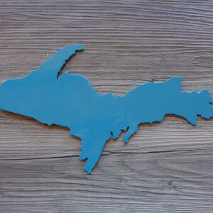 One U.P. Upper Peninsula of Michigan Outline Plasma Cut Wall Art 12-1/2 ...