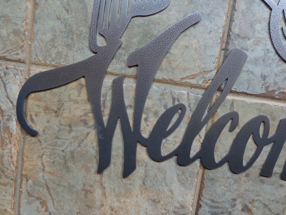 New Large Walleye Fish Welcome Plasma Cut Metal Wall Art - Etsy