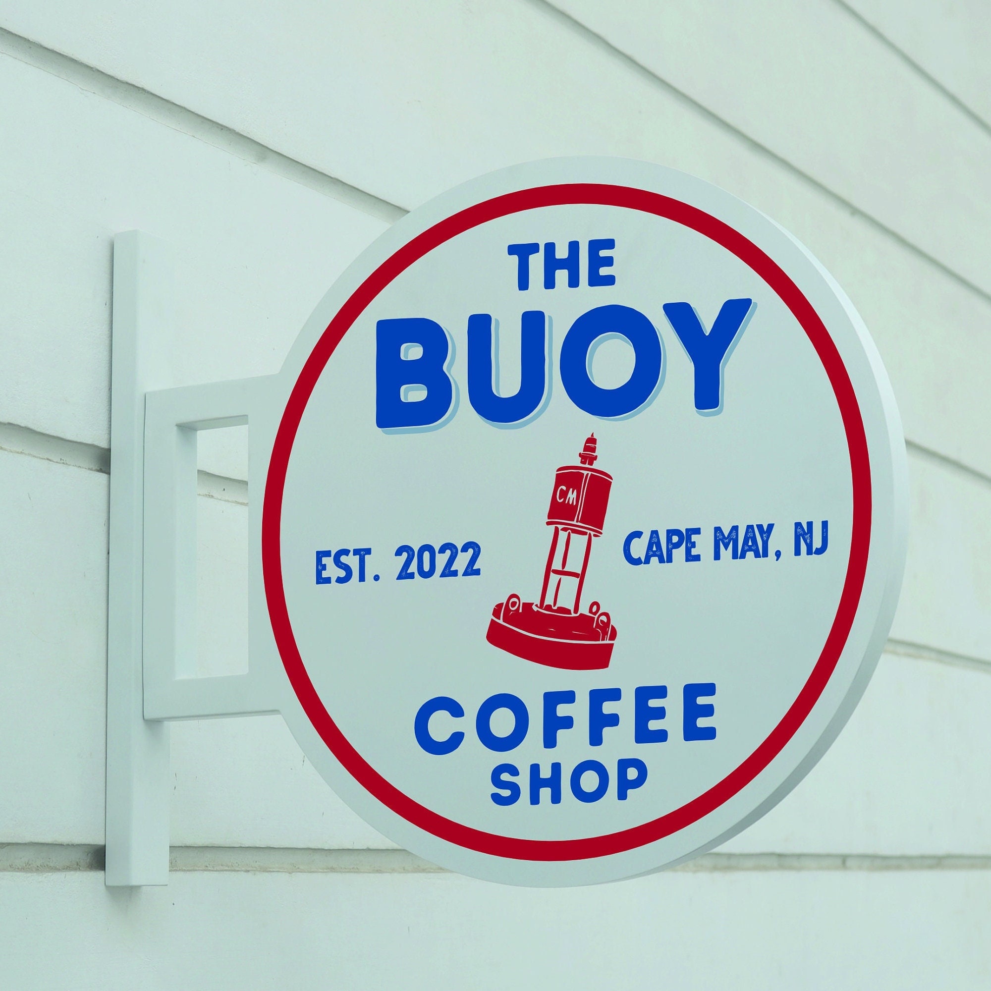 Custom Double-sided Logo Sign, Wall Mounted Shop Sign, Outdoor Blade ...