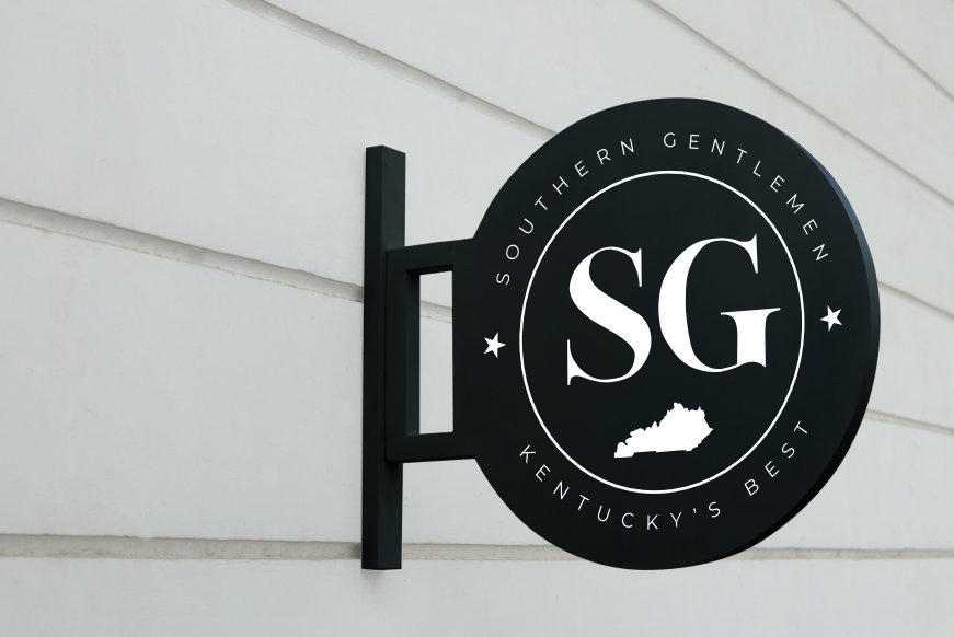 Custom Small Business Sign Logo Your Actual Logo Round Hanging Blade ...