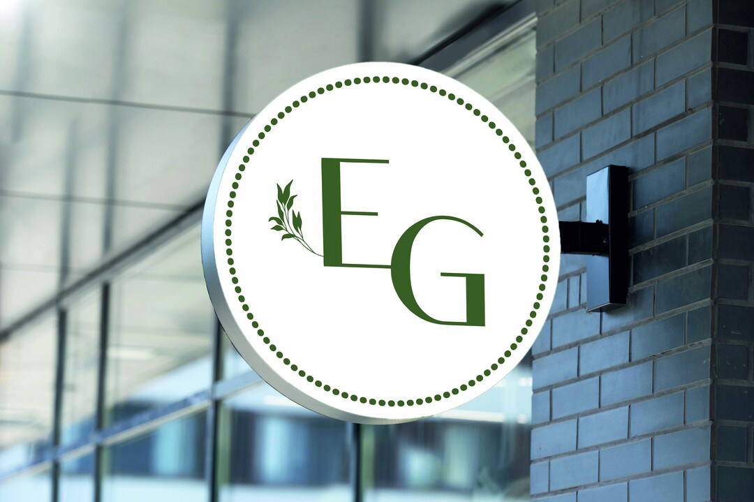 Round Blade Sign - Custom Storefront Sign - Metal Wall Mounted Sign ...