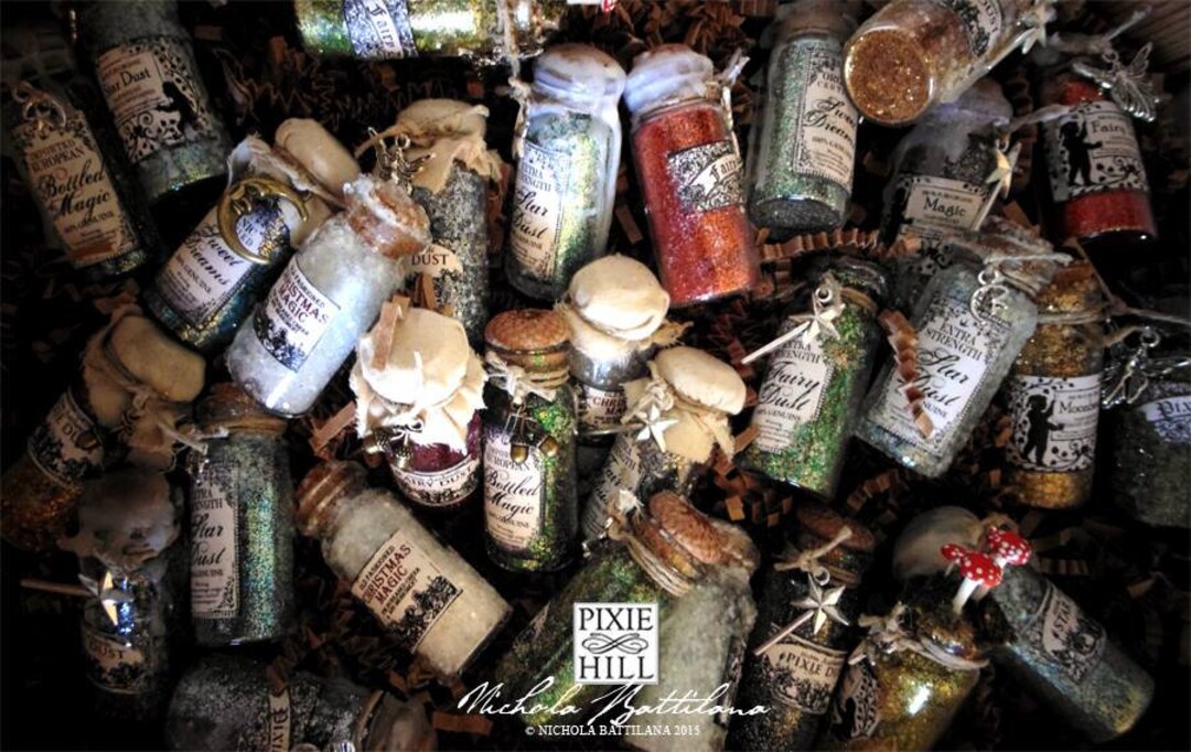 Christmas Fairy Magic Labels - PDF Collage Sheet Download - Etsy