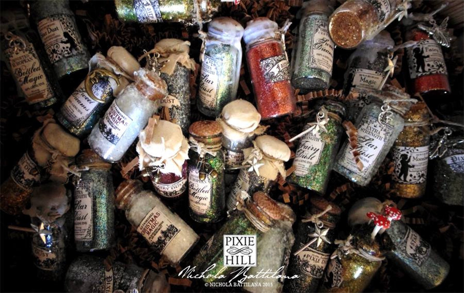 Christmas Fairy Magic Labels - PDF Collage Sheet Download - Etsy